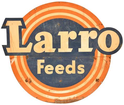 Larro Feeds Die Cut Sign 4556682170