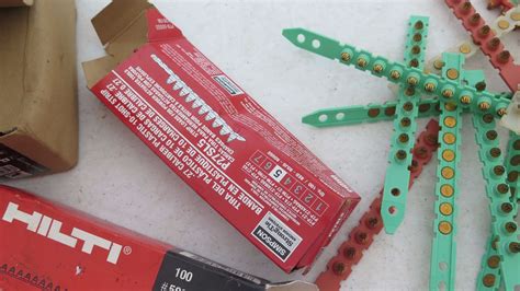 Misc Hilti And Simpson Ramset Strips Various Sizes