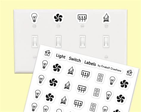 Label Tape Niimbot Label Refills Light Switch Plate Stickers 3 Rolls