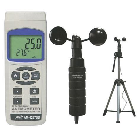 Cup Anemometer Type Kj Tempdata Logger