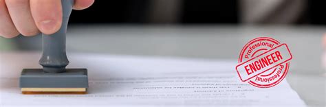 Professional Engineer Stamping Engineering Signoff