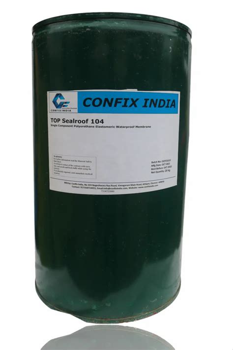 Confix India Waterproofing Pu Elastomeric Coating Top Seal 104 25 L
