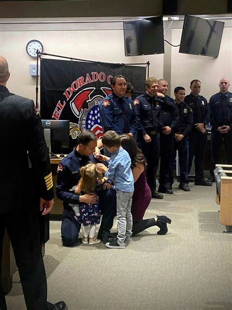 Fire District Celebrates New Promotions El Dorado County Fire
