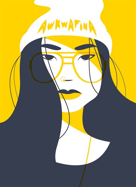 Awkwafina Behance