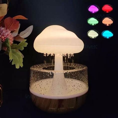Raining Cloud Humidifier Rain Cloud Diffuser Night Light Diffuser