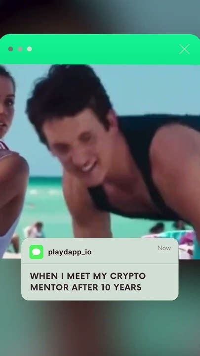 Meeting Crypto Mentor Funny Cryptoasset Meme Web3 Cryptomeme