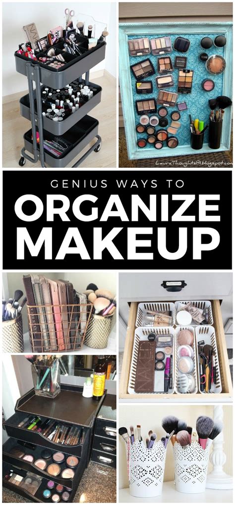 Makeup Vanity Storage Ideas