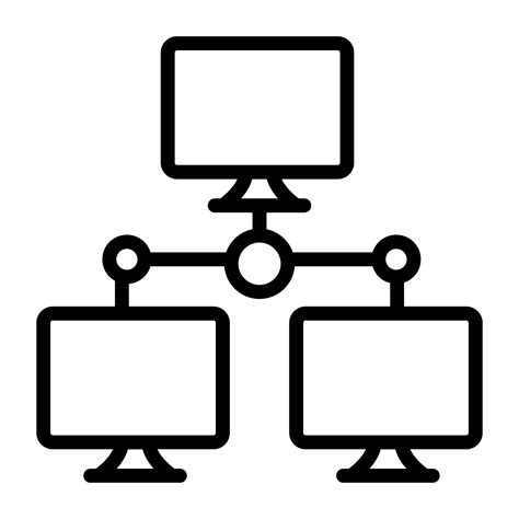 A Trendy Vector Design Of Lan Network 40206405 Vector Art At Vecteezy