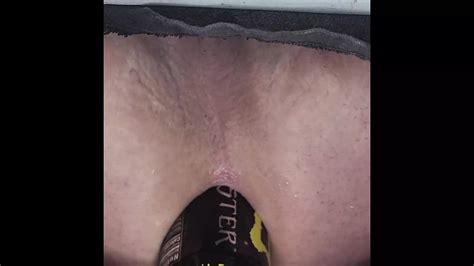 2 Clips One Of Very Larger Energy Drink In His Ass And Her Being Dped