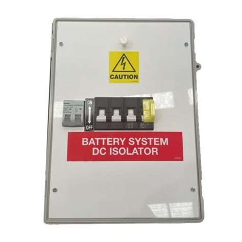 Dc Solar Battery Isolator 250a In Ip67 Enclosure Noark With
