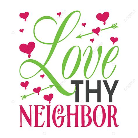 Love Your Neighbor Clipart