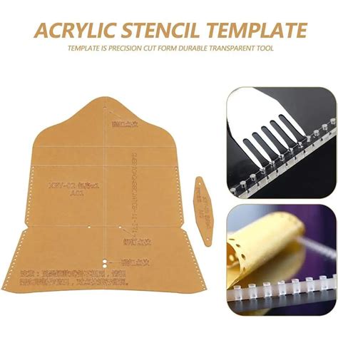 Leather Eyeglass Case Acrylic Template Leatherado Leather Supply