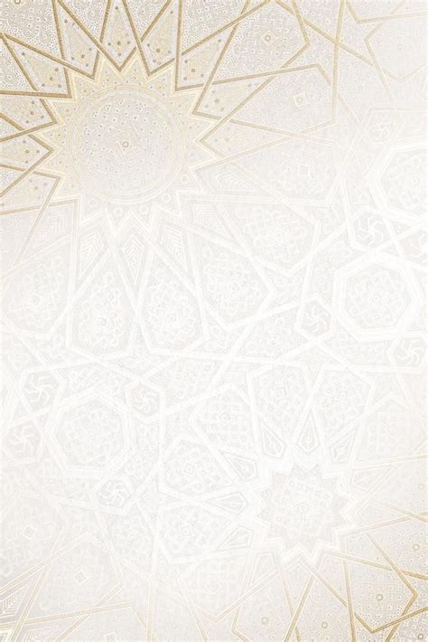 Gold Islamic Design Pattern Background Free Image By