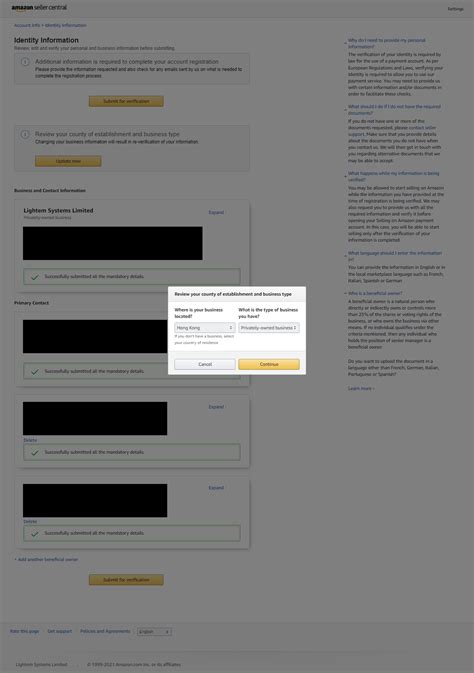 Seller Verification Process Help For New Sellers Amazon Seller Forums