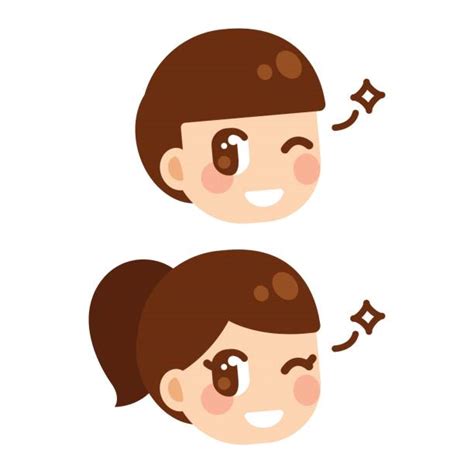 Winking Girl Illustrations Royalty Free Vector Graphics And Clip Art