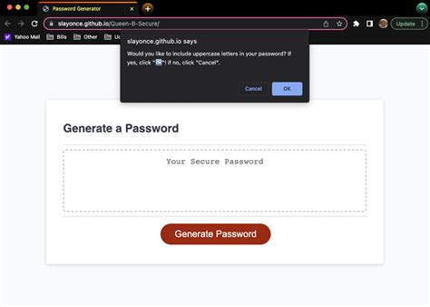Github Slaysianqueen B Secure Secure Password Generator