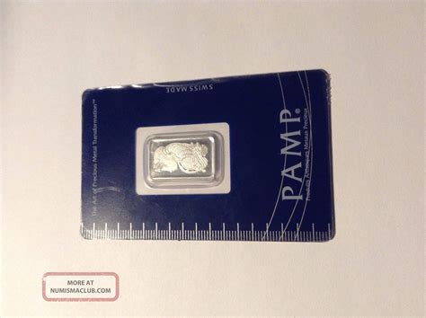 5 Gram 999 5 Platinum Bar Pamp Suisse In Assay