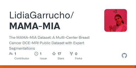 Github Lidiagarruchomama Mia The Mama Mia Dataset A Multi Center Breast Cancer Dce Mri