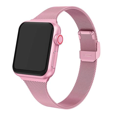 Almnvo Slim Milanese Loop Stainless Steel Metal Mesh Band Compatible