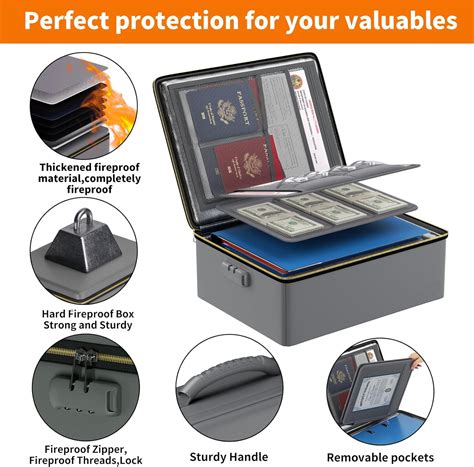 Buy China Wholesale Fireproof Document Box Hard Case Fire And Water