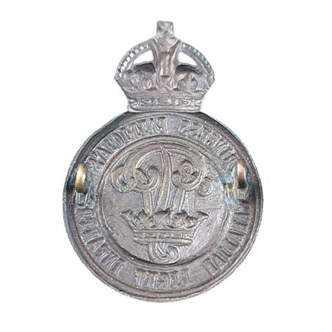 Ww2 Canadian Ppcli Princess Patricias Light Infantry Cap Badge