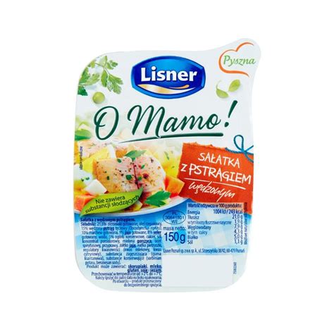 Lisner SaŁatka Kan Z WĘdzonym PstrĄgiem 150g