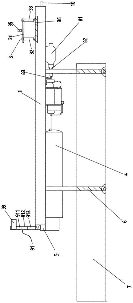 一种两栖型无人机弹射架的制作方法