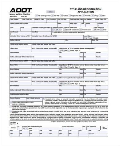 Free 9 Sample Title Transfer Forms In Pdf Word