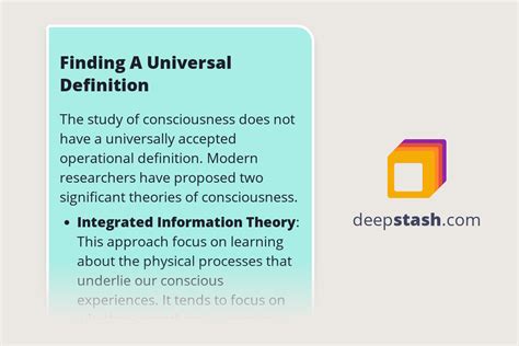 Finding A Universal Definition Deepstash