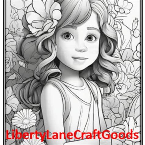 Tiny World Coloring Pages Etsy