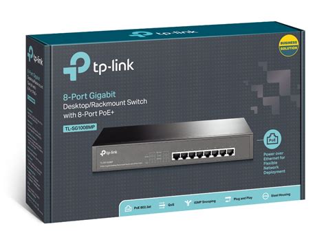 Tl Sg1008mp Switch De 8 Puertos Gigabit Con Poe Para Escritorio