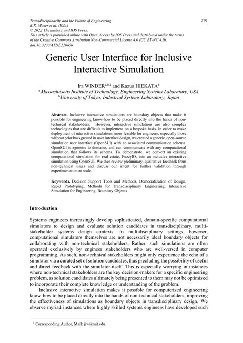 [pdf] Generic User Interface For Inclusive Interactive Simulation