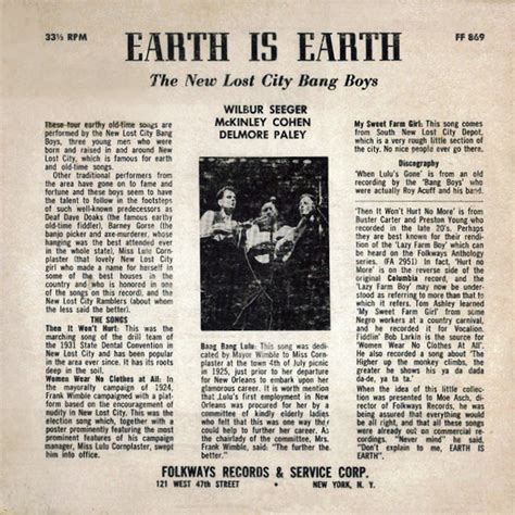 Illustrated Tom Paley Discography