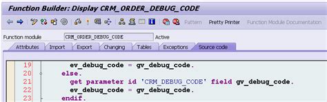 One Order Trace Tool Crmdtraceset Sap Community