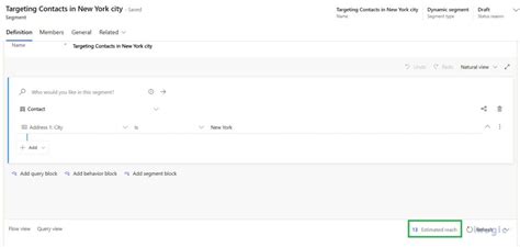 Microsoft Dynamics 365 Segmentation Within Outbound Marketing