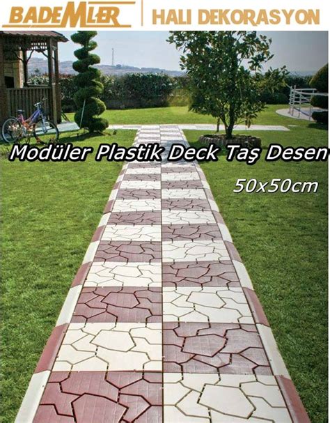 Istanbulda Plastik Parke Model Deck Plastik Dek Bahçe Zemin Kaplama Yer Döşemesi̇ Dış Mekan