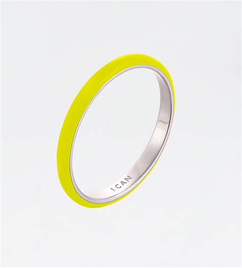 Yellow Thin Ring Pinnole