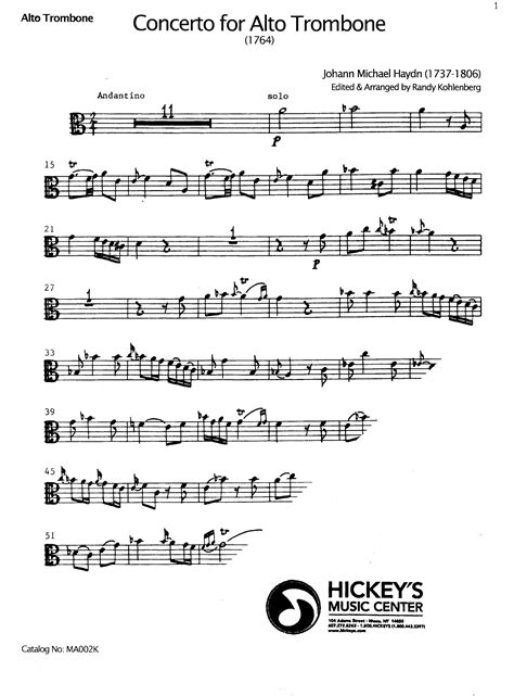 Alto Trombone Solos With Piano