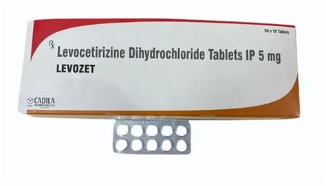 Levozet 5mg Levocetirizine Dihydrochloride Tablets Ip At Rs 4649