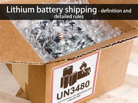 Lithium Battery Shipping Definition And Detailed Rules Tycorun Energy