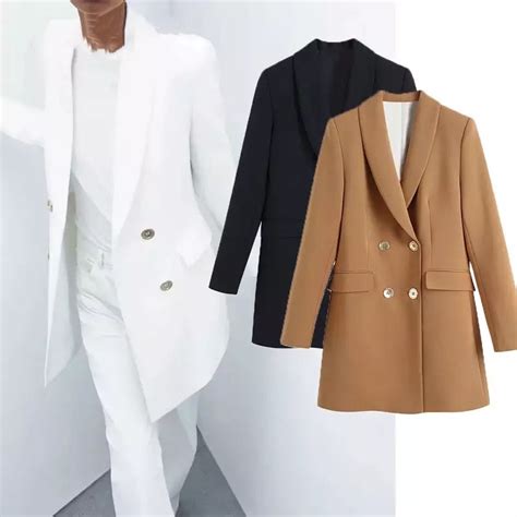 Long Formal Blazer Coat Yellow Sub Trading