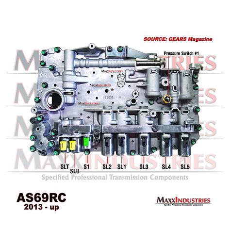 As69rc Ram Transmission Shift Solenoid S1 Green Connector Genuine