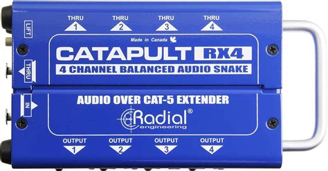 Radial Catapult Rx4 4ch Receiver With Balanced Outs