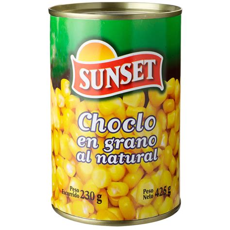 Choclo En Grano Sunset 425 G Disco