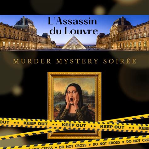 Murder Mystery Party Event Lassassin Du Louvre Teaching Resources