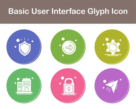 Basic User Interface Vector Icon Set 21507554 Vector Art At Vecteezy