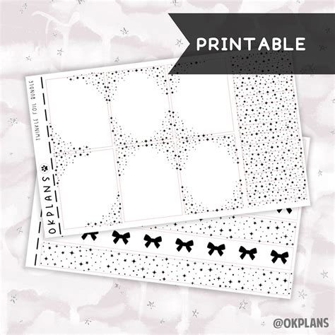 Twinkle Printable Foil Bundle Etsy