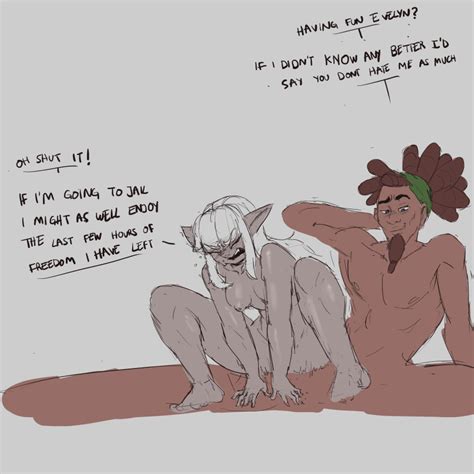 Rule 34 1boy 1girls 5kayart Doodle English English Text Evelyn Meta