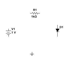 Multisim VI Characteristics Of Diode
