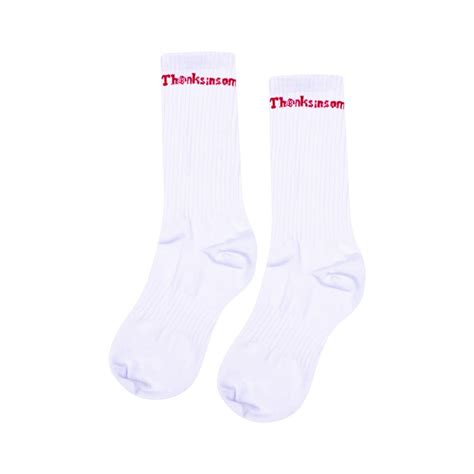 Jual Socks Juny White Thanksinsomnia Shopee Indonesia